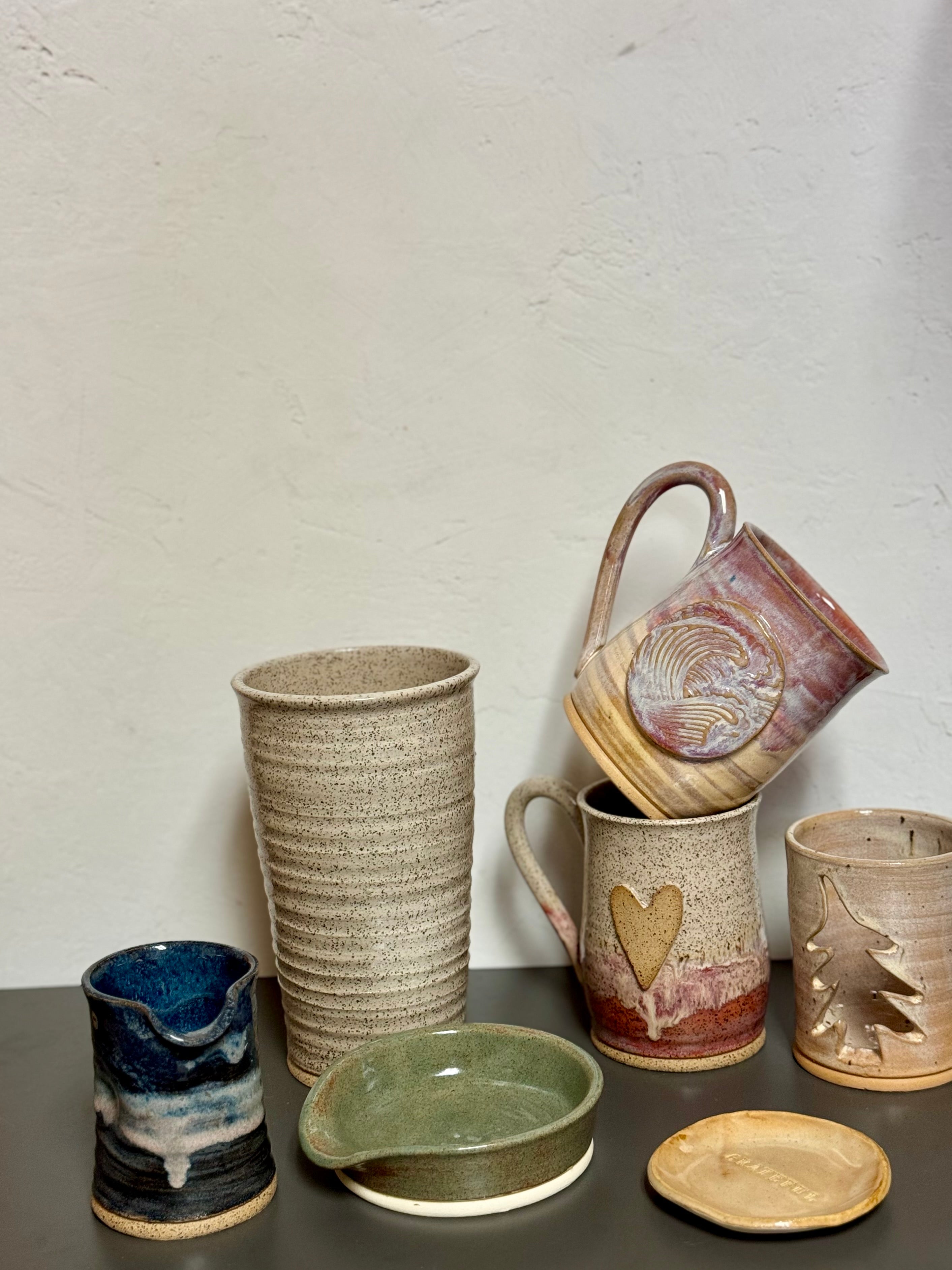 In stock pottery – Maple Leaf Pottery